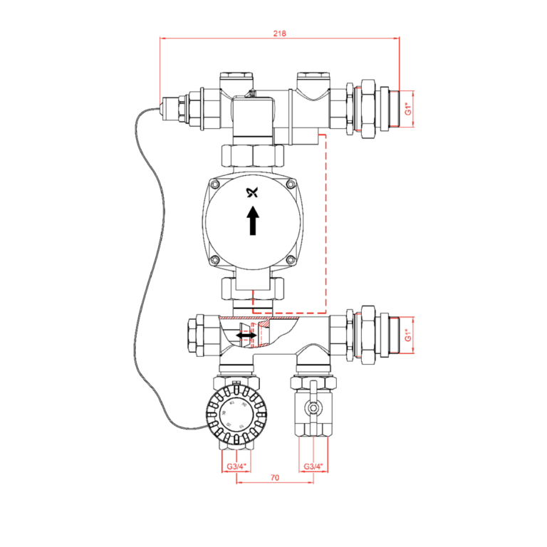 Pump/temperature regulator - Magnum Heating